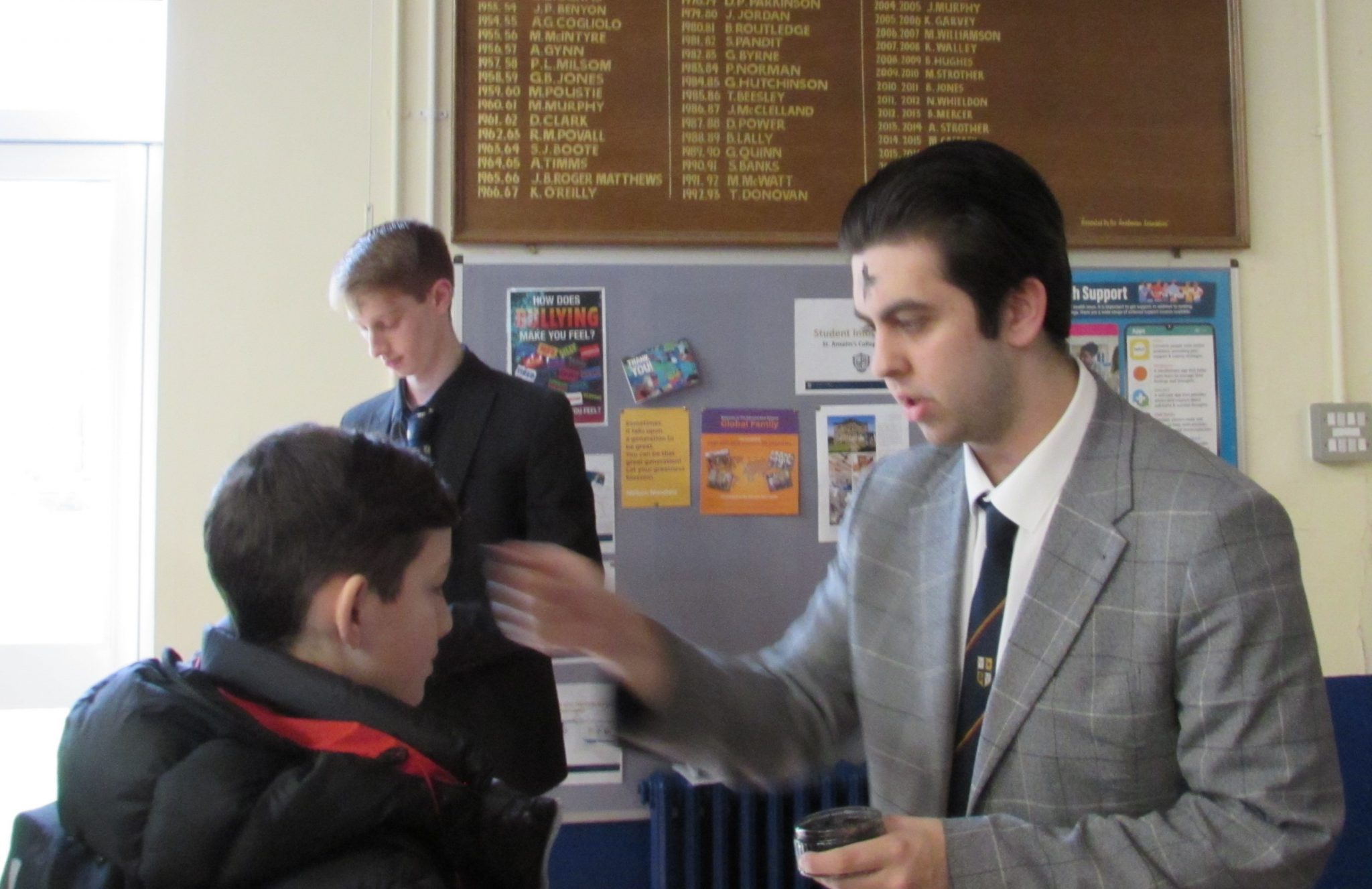 Ash Wednesday - St. Anselm's College