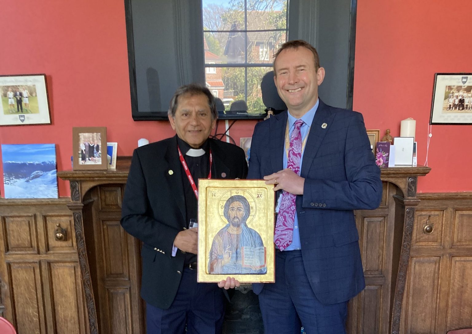 Rev. Duncan's Visit - St. Anselm's College